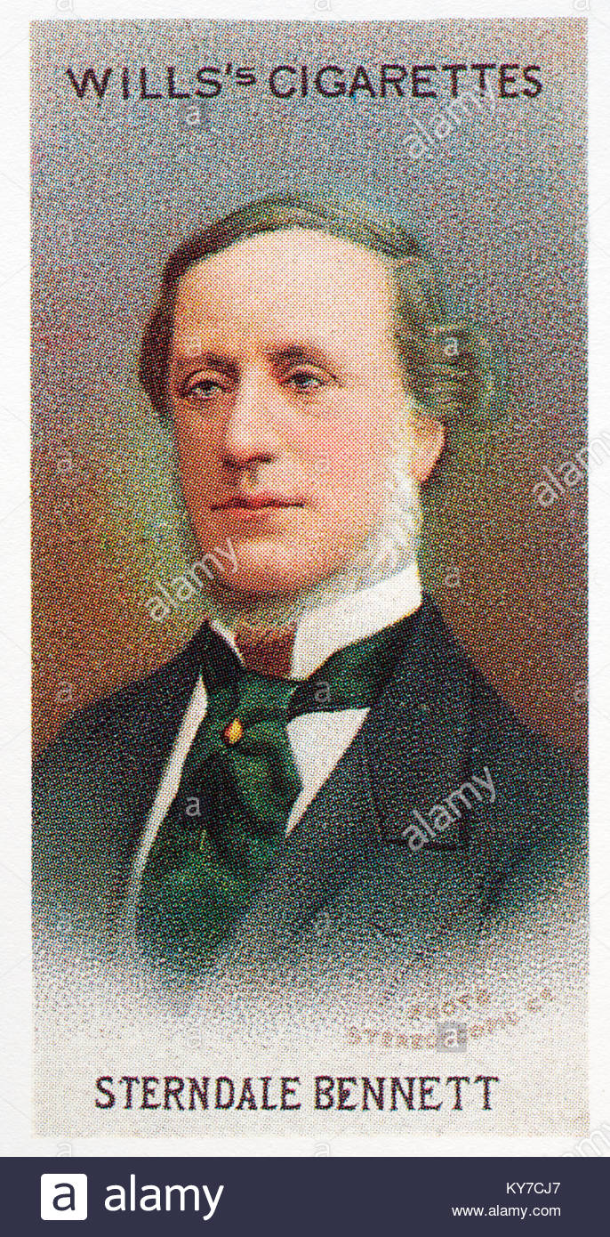 Sir William Sterndale Bennett was an English composer and pianist 1816 ...