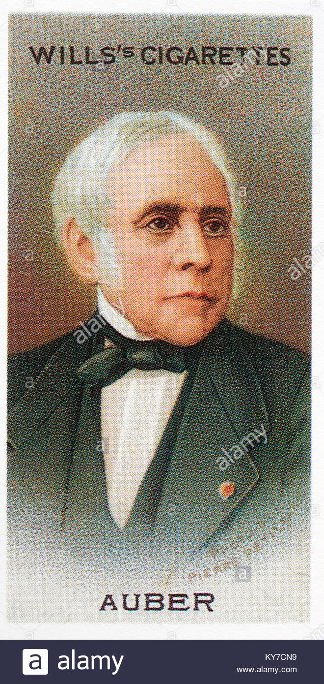 Daniel François Esprit Auber was a French composer 1782 - 1871 Stock ...