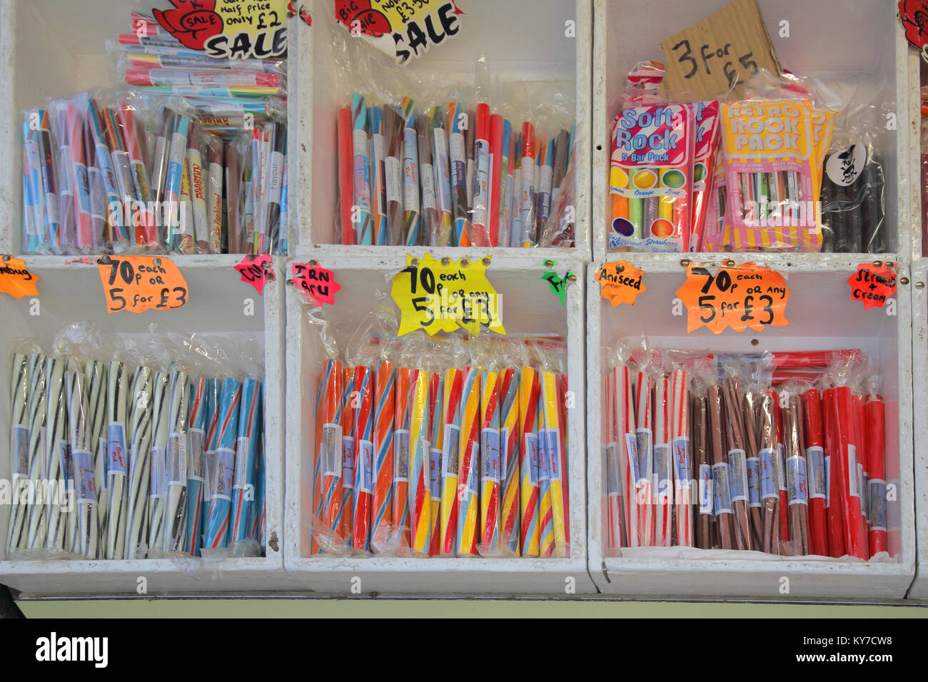 Blackpool rock stick hi-res stock photography and images - Alamy