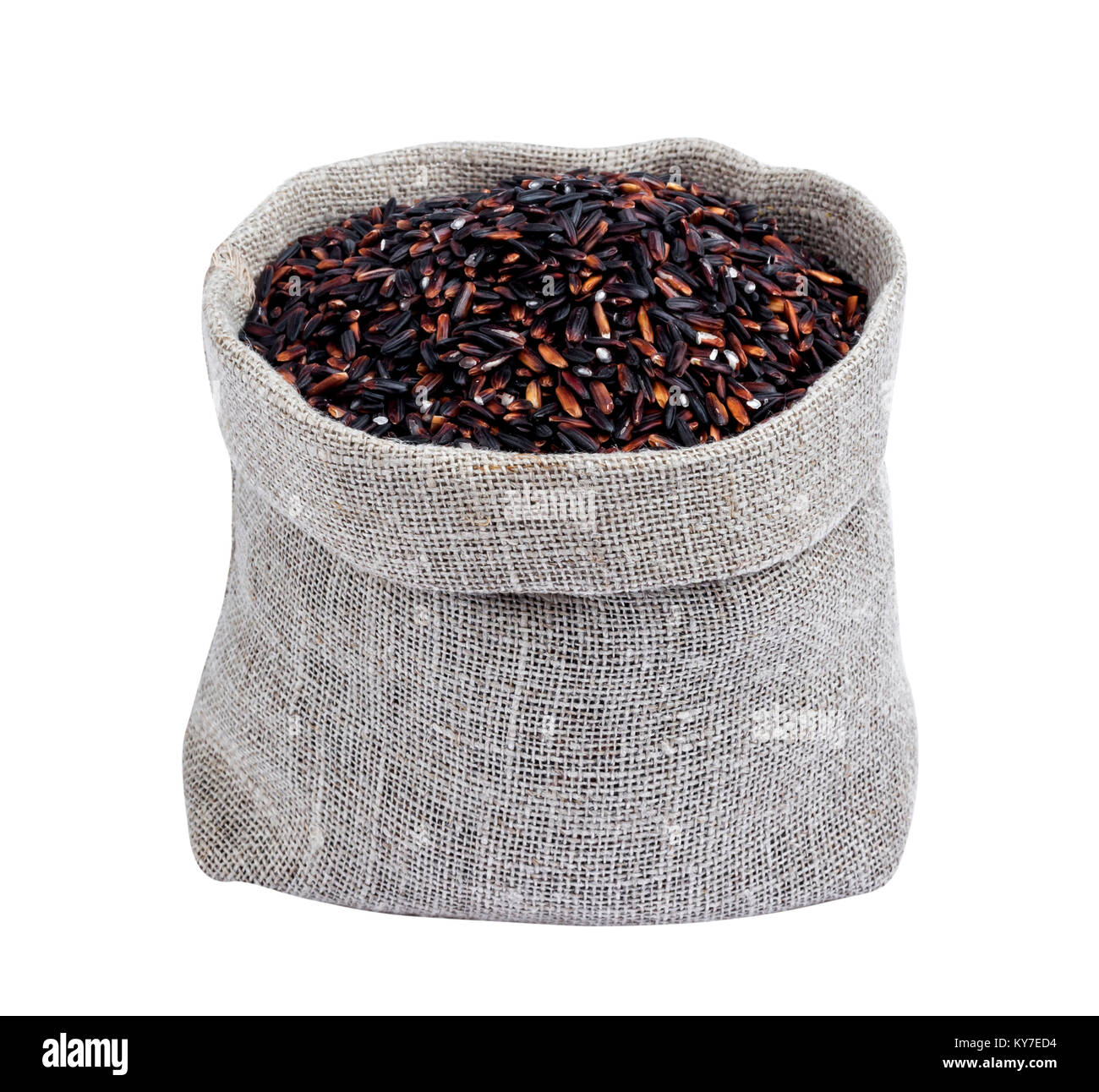 Raw rice sack isolated on hi-res stock photography and images - Alamy