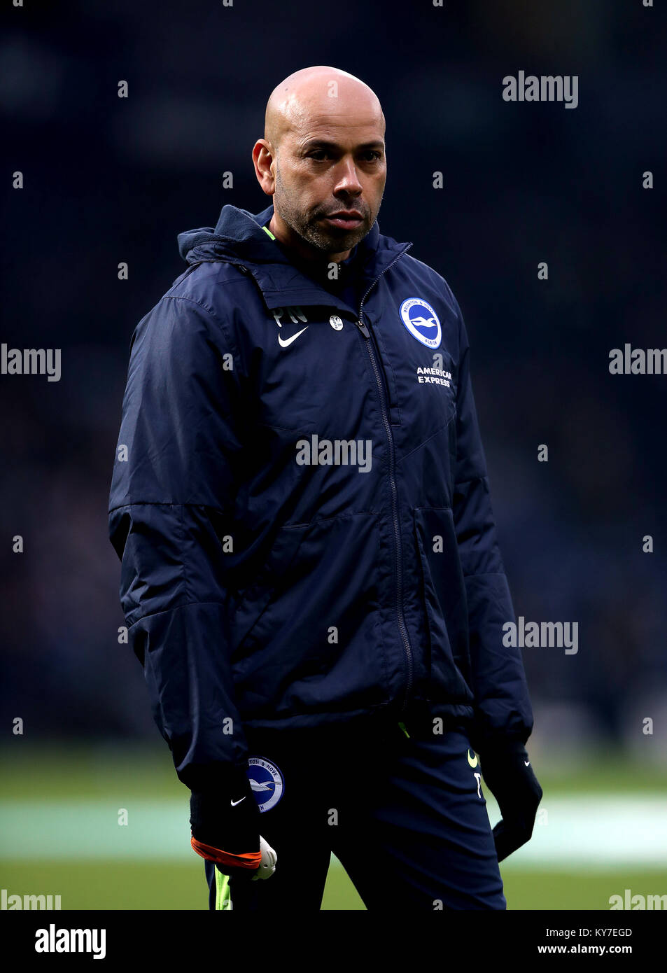 Brighton & Hove Albion first team coach Paul Nevin during the Premier ...