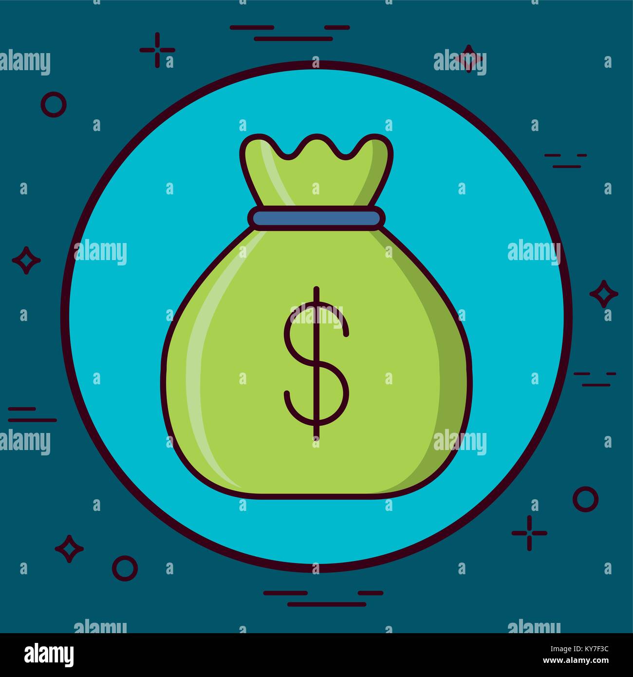 money sack icon Stock Vector Image & Art - Alamy