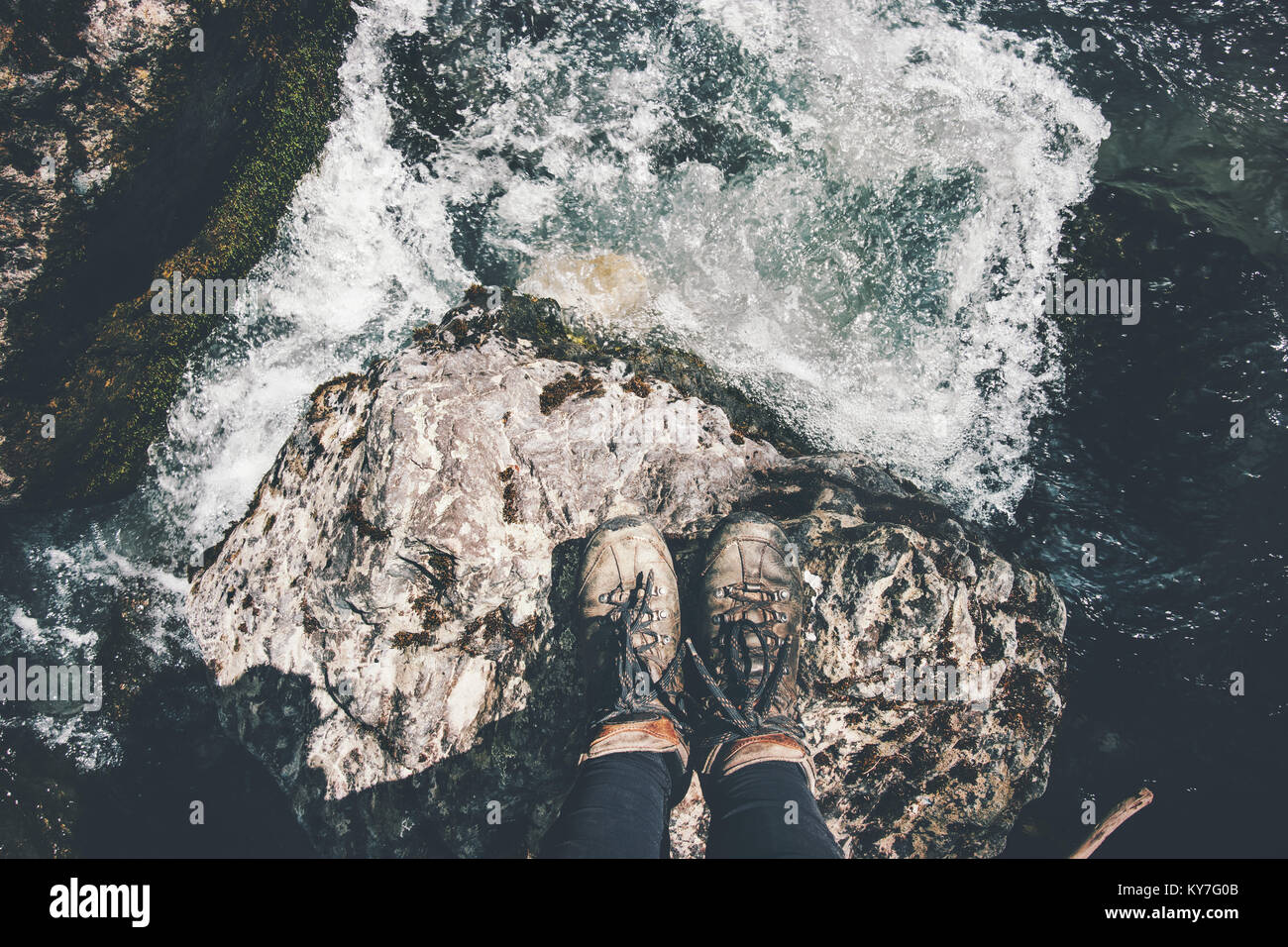 Happy river steps hi-res stock photography and images - Alamy