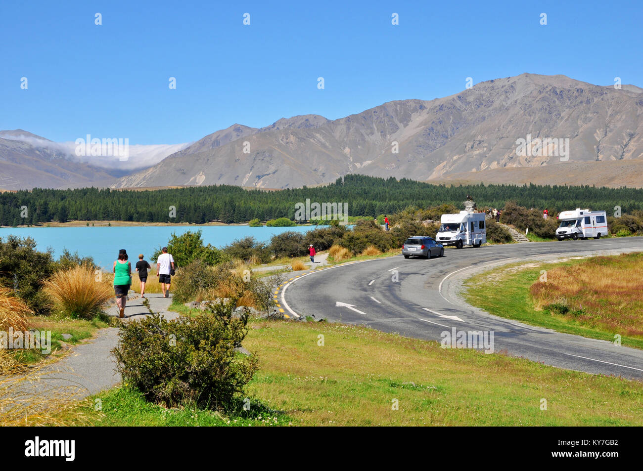 Mackenzie basin, new zealand hi-res stock photography and images - Alamy