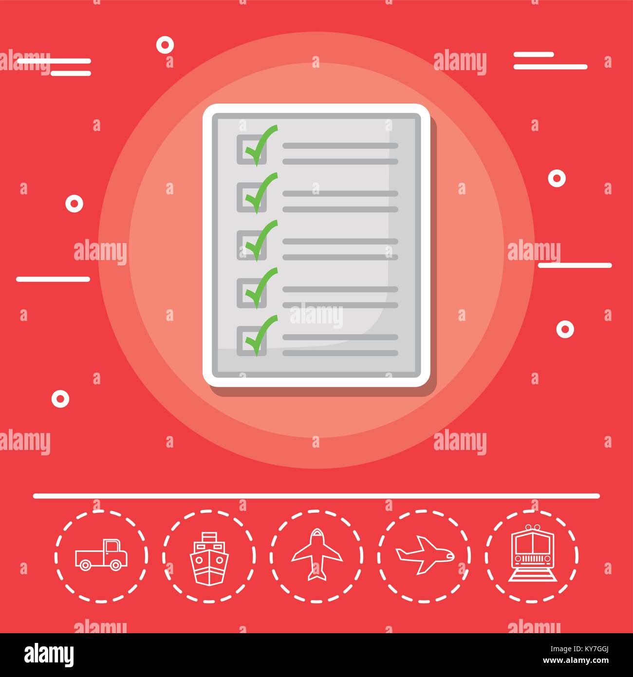 delivery logistics design Stock Vector Image & Art - Alamy