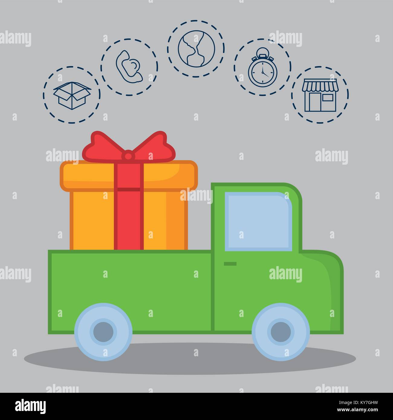delivery logistics design Stock Vector Image & Art - Alamy