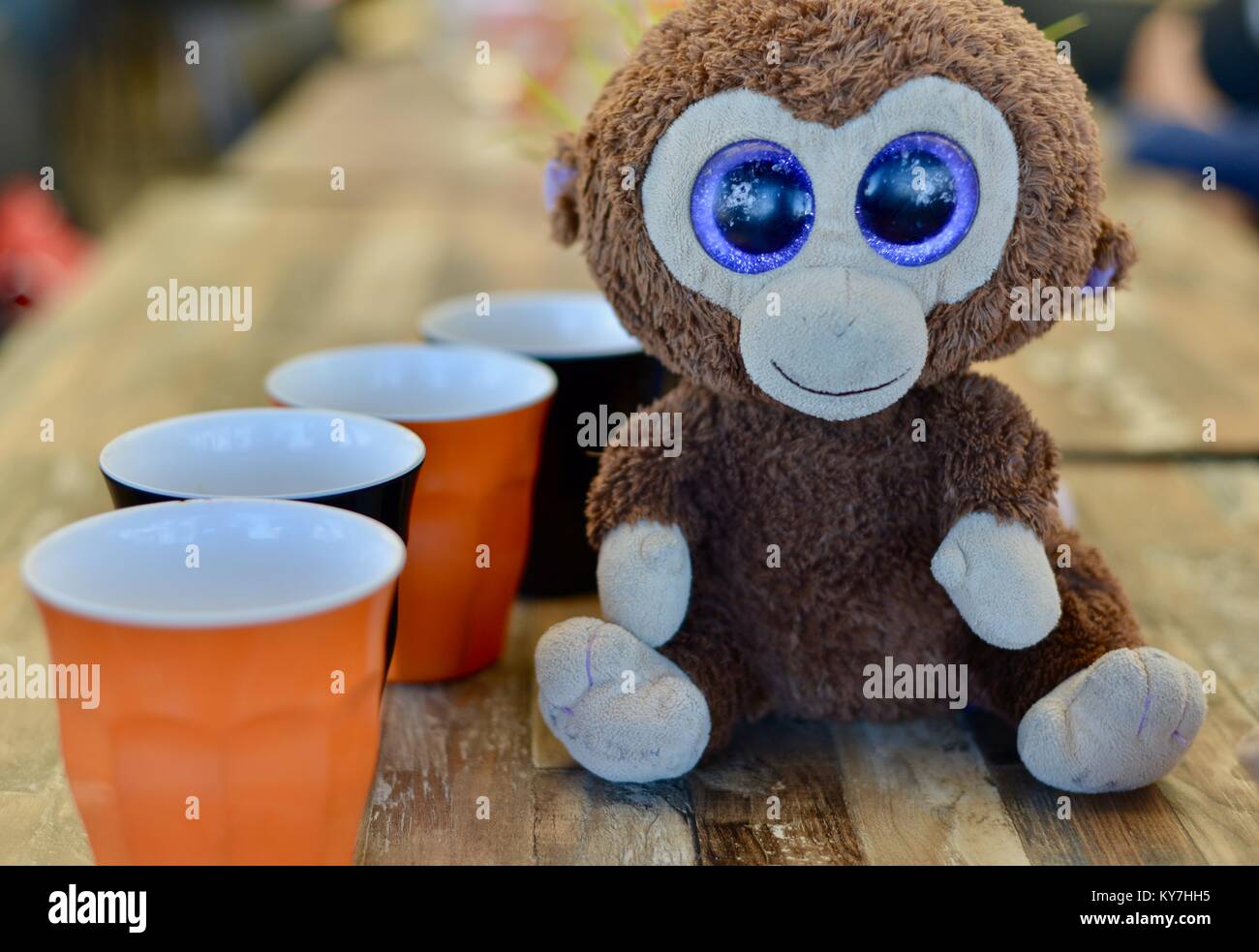 Plastic monkey toy hi-res stock photography and images - Alamy