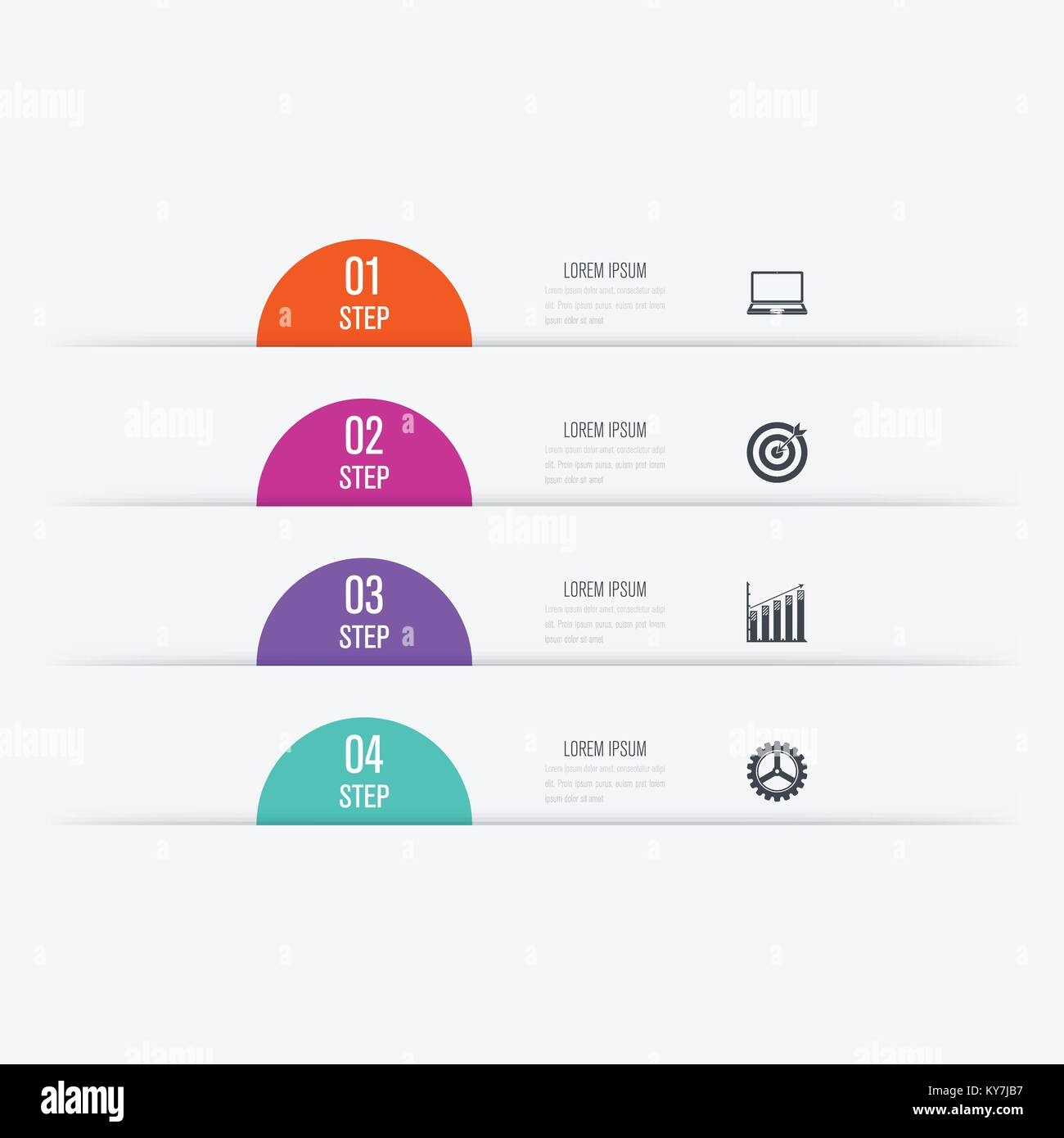 Vector illustration infographics 4 options Stock Vector Image & Art - Alamy