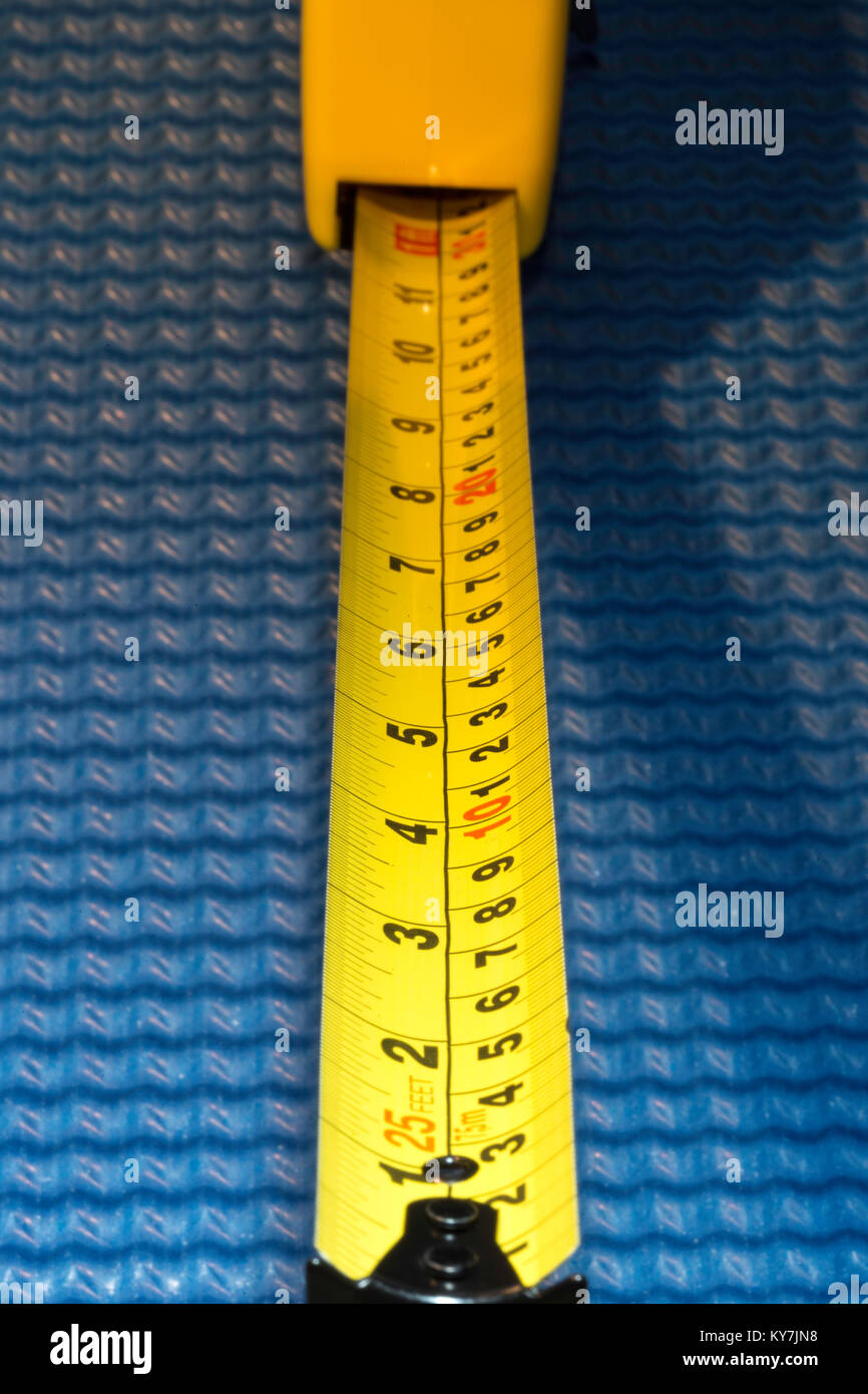 Metal Measuring Tape, USA Stock Photo - Alamy