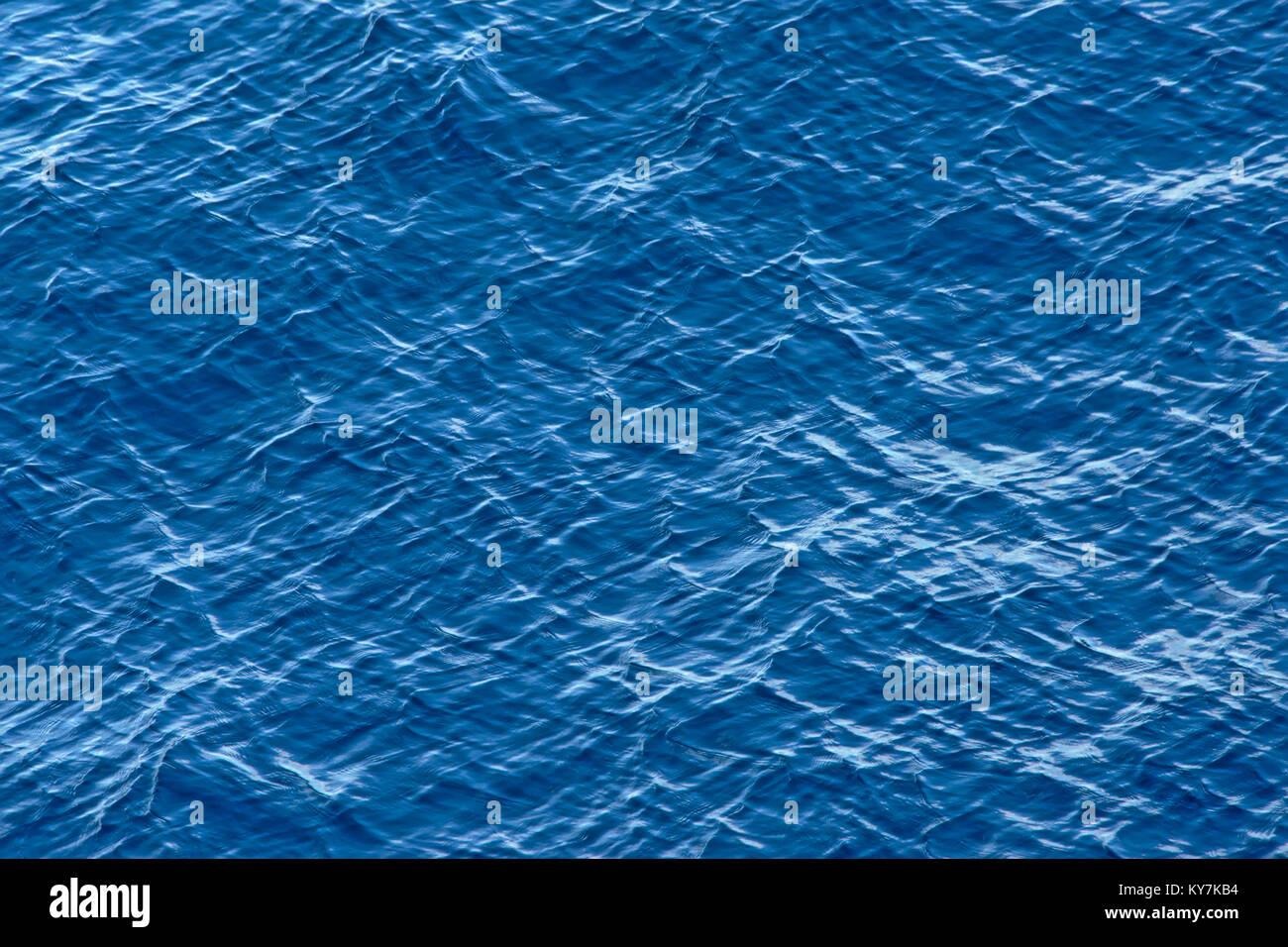 Ripples in the deep blue water of the adriatic sea Stock Photo - Alamy