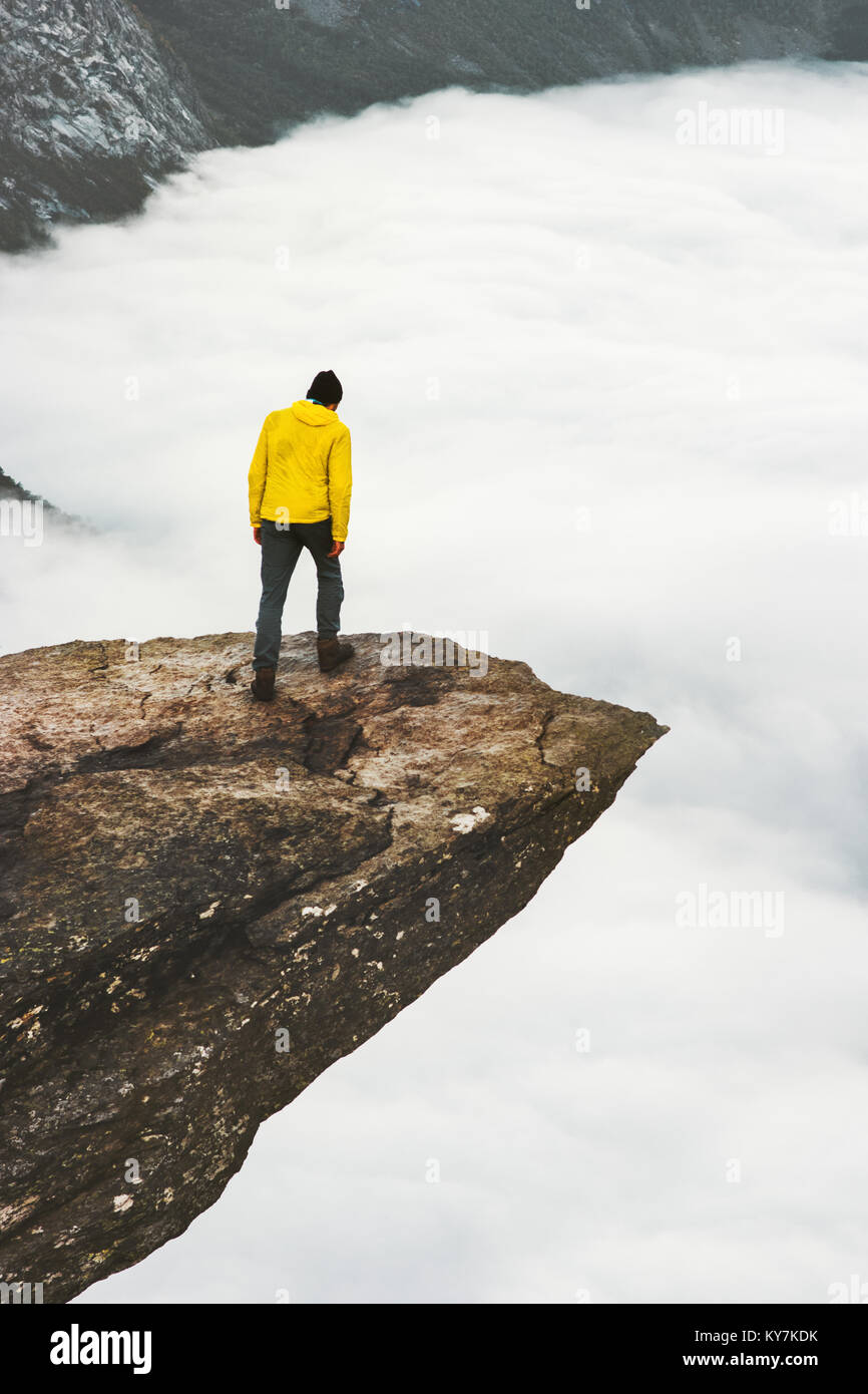 Standing On Cliff Edge