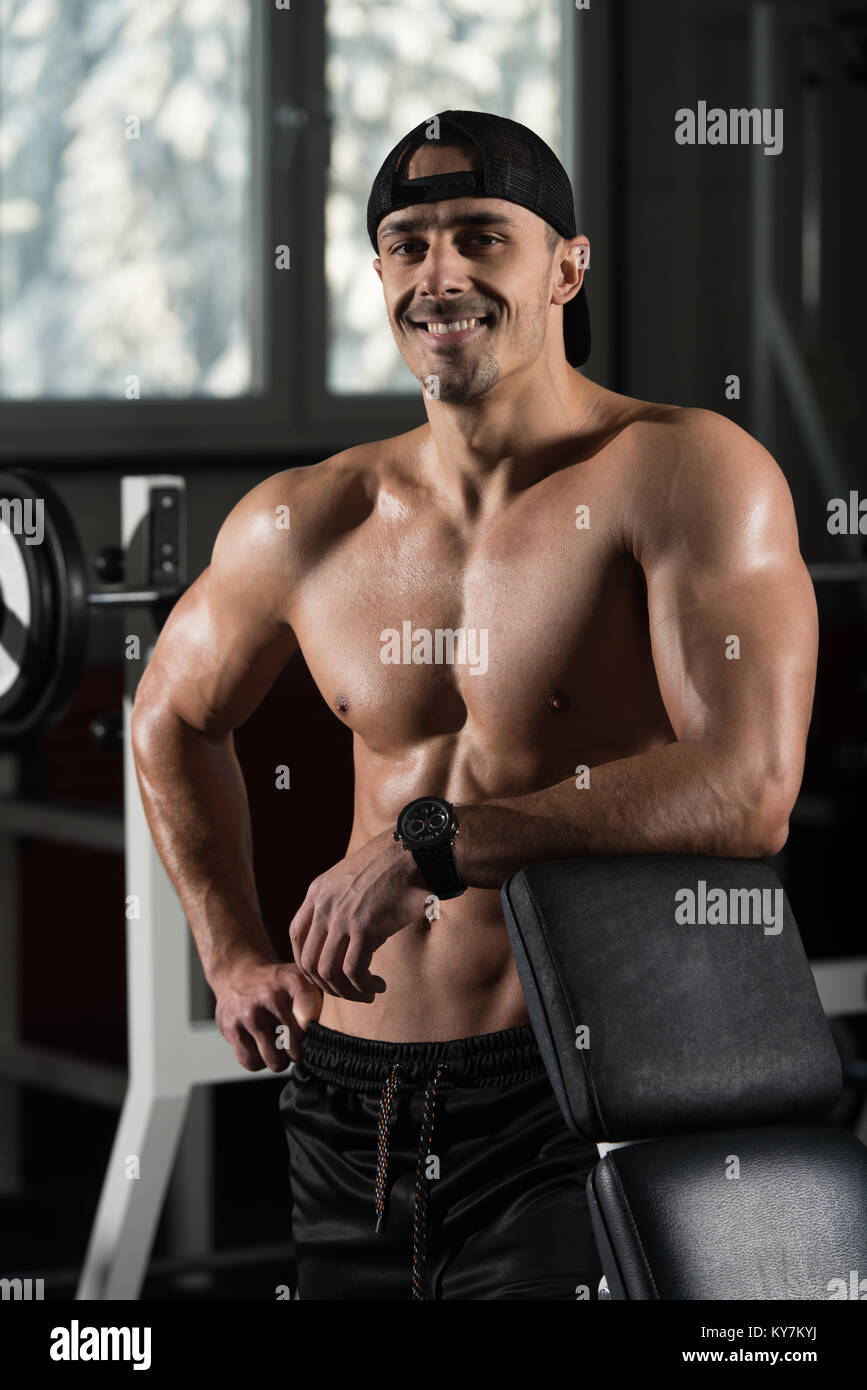 Handsome Good Looking And Attractive Young Man With Muscular Body ...