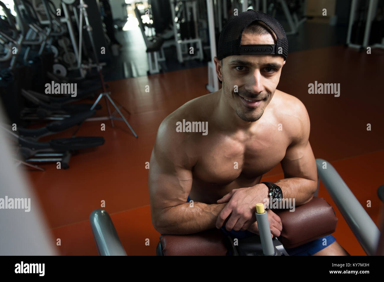 Handsome Good Looking And Attractive Young Man With Muscular Body ...