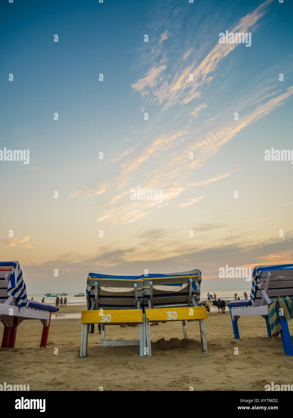 India goa calangute beach seashore hi-res stock photography and images ...