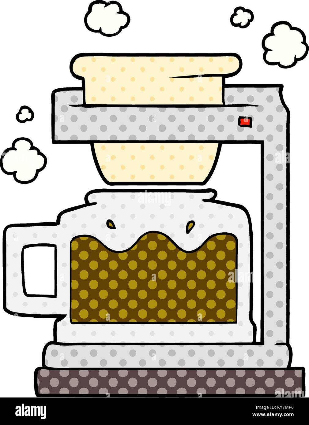 cartoon coffee pot Stock Vector Image & Art - Alamy