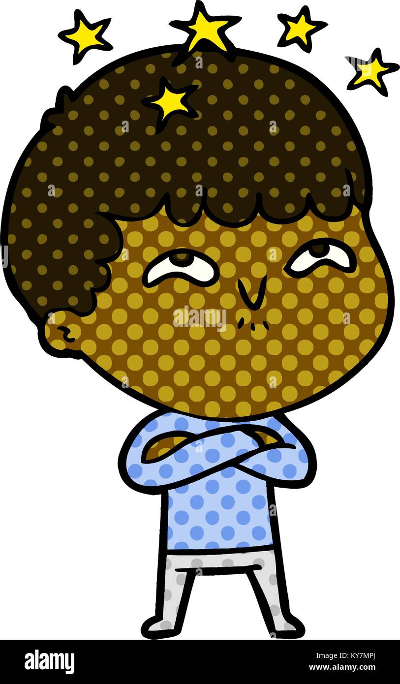 cartoon amazed boy Stock Vector Image & Art - Alamy