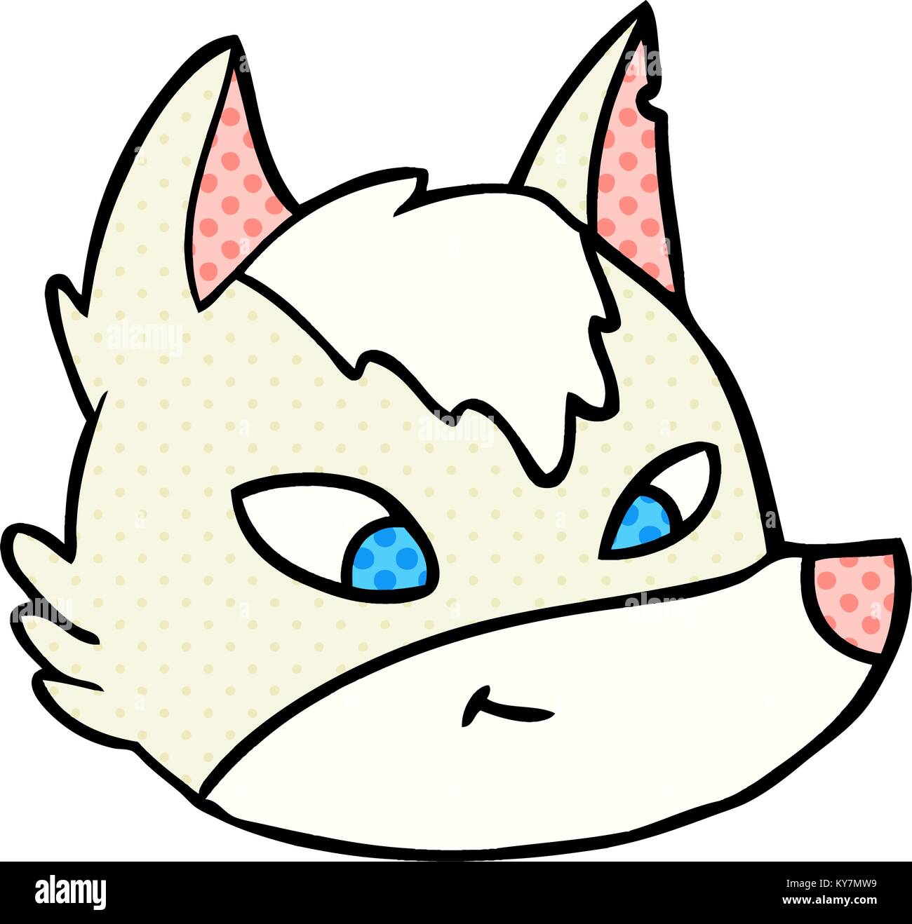 cartoon wolf face Stock Vector Image & Art - Alamy