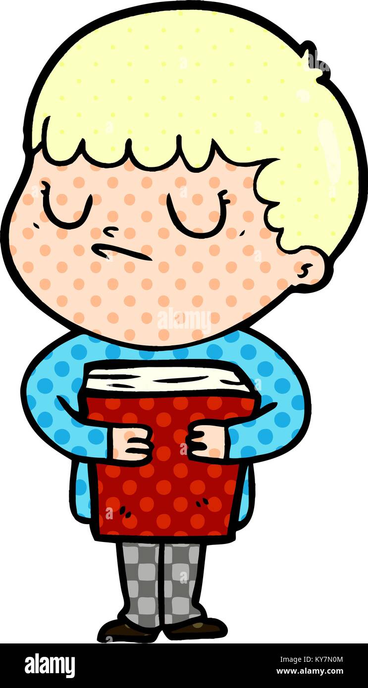 cartoon grumpy boy Stock Vector Image & Art - Alamy