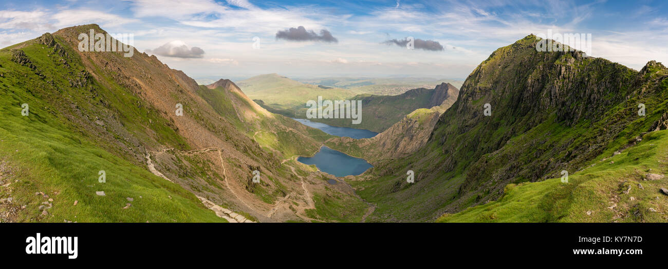 Snowdonia path glaslyn snowdon hi-res stock photography and images - Alamy