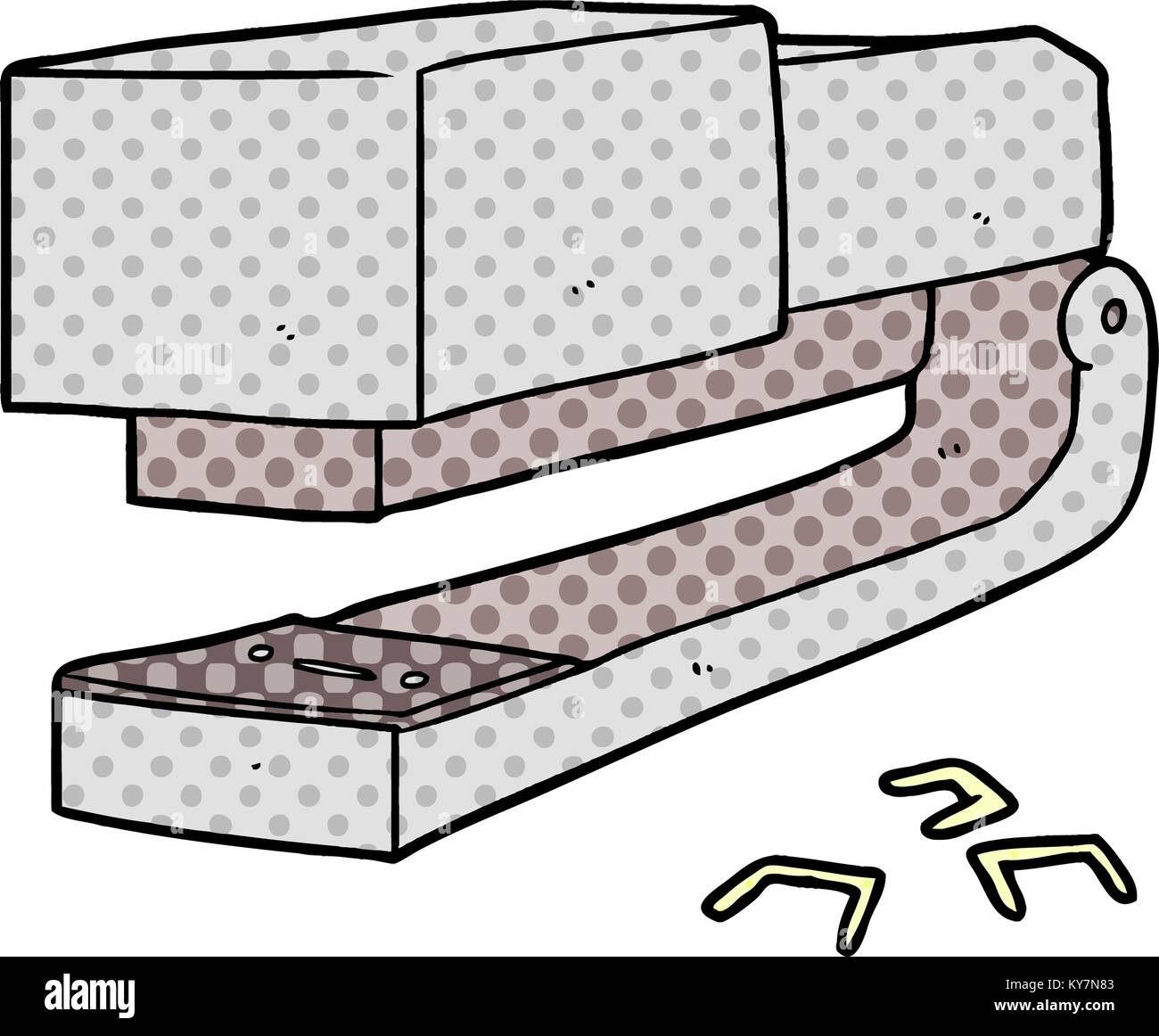 cartoon office stapler Stock Vector Image & Art - Alamy