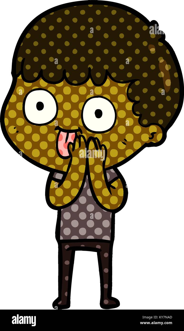 cartoon man staring Stock Vector Image & Art - Alamy