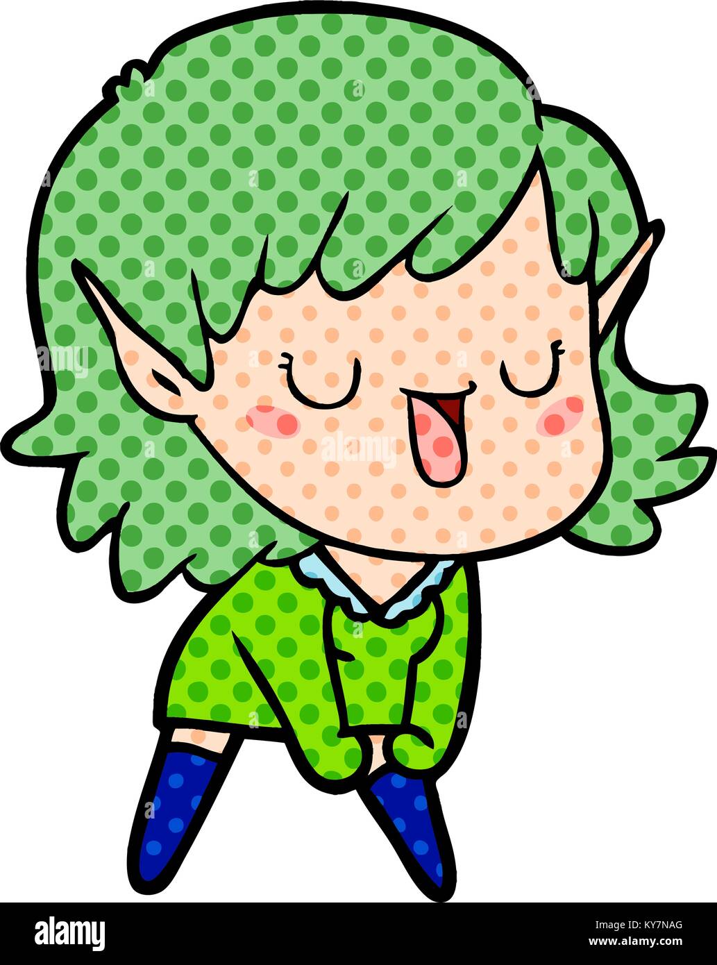 Female elf Stock Vector Images - Alamy