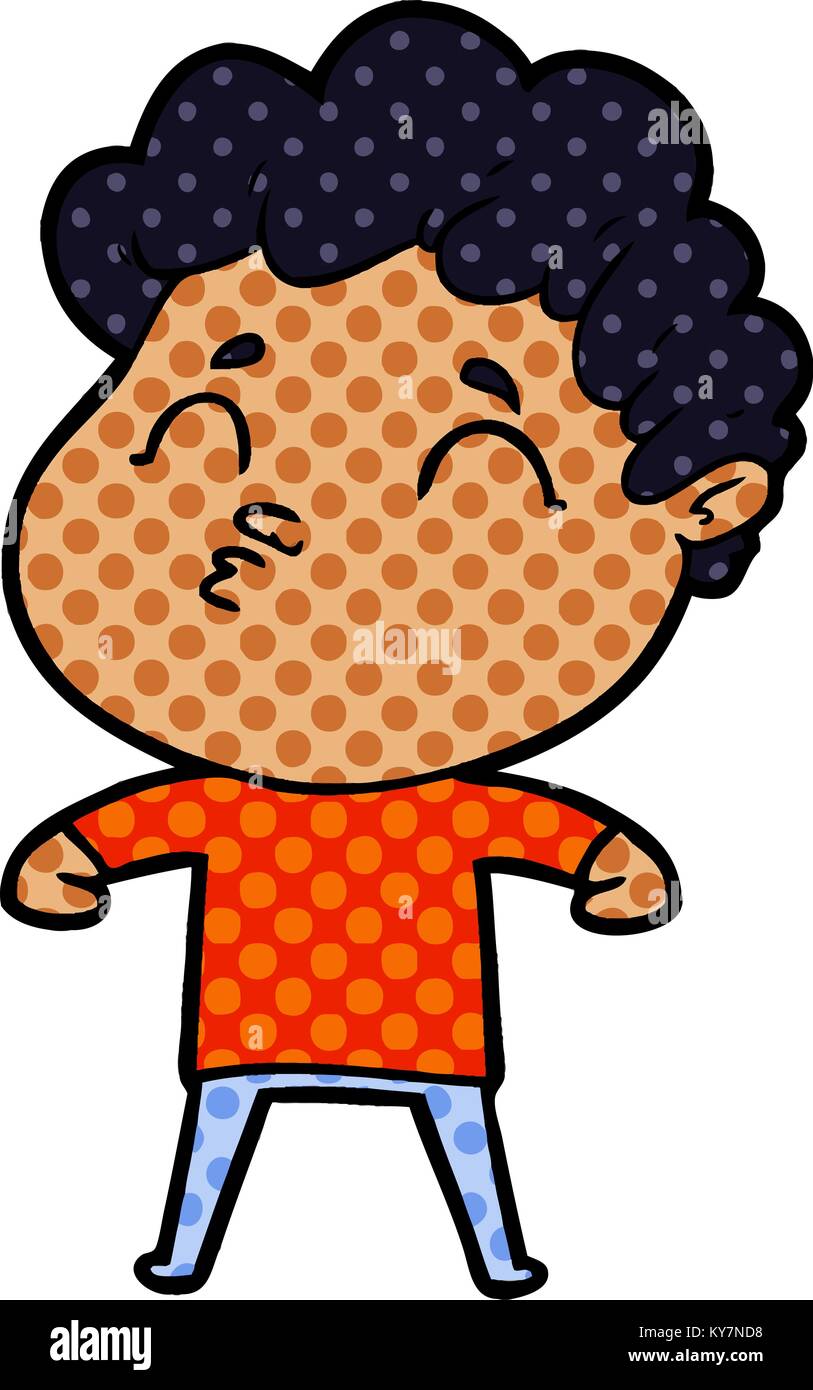 cartoon man pouting Stock Vector Image & Art - Alamy