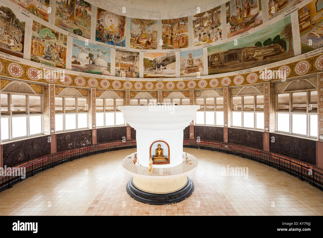 COLOMBO, SRI LANKA - FEBRUARY 28, 2017: Sambodhi Chaithya or Buddha ...