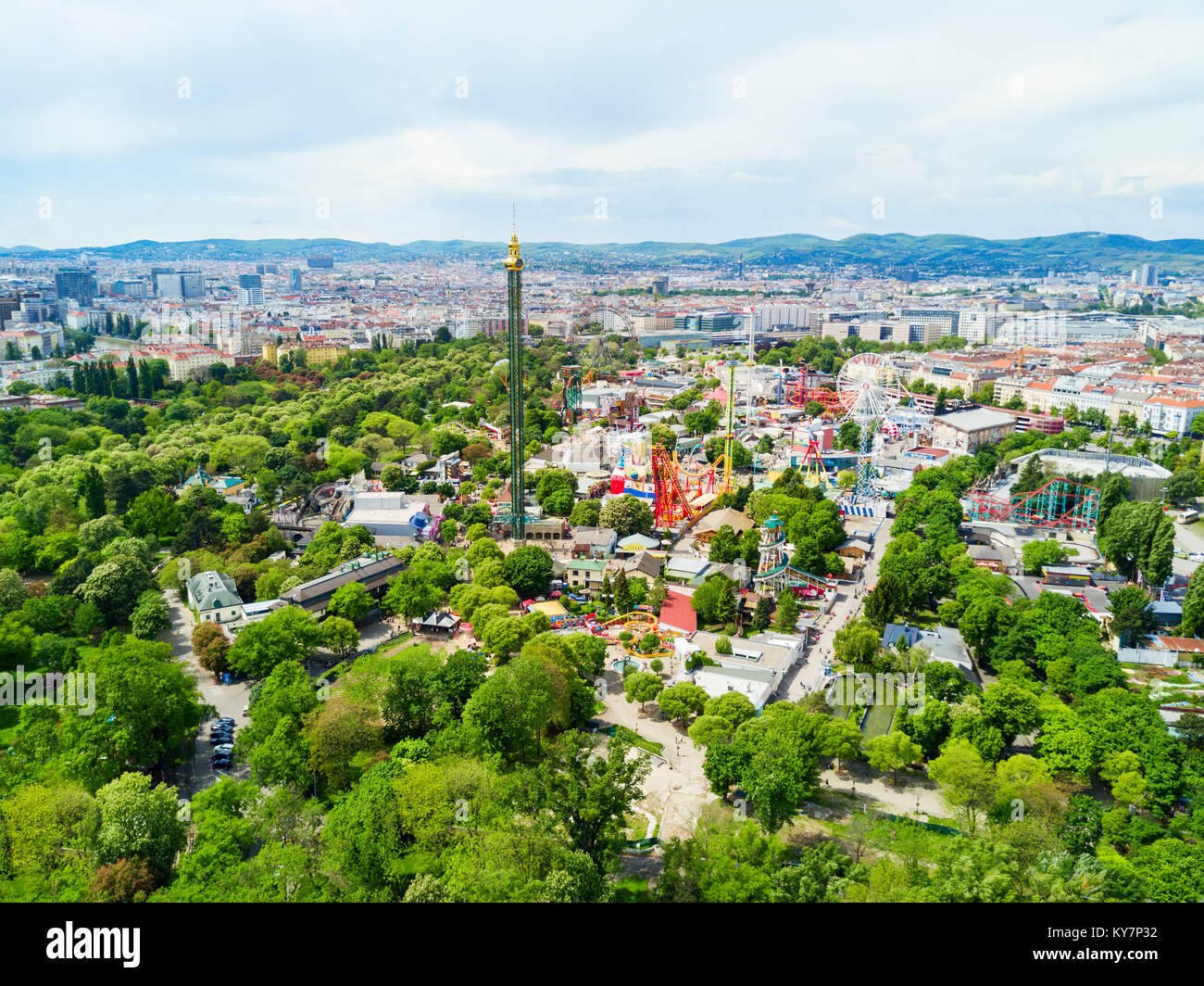 VIENNA, AUSTRIA - MAY 13, 2017: The Wurstelprater or Wurstel Prater ...