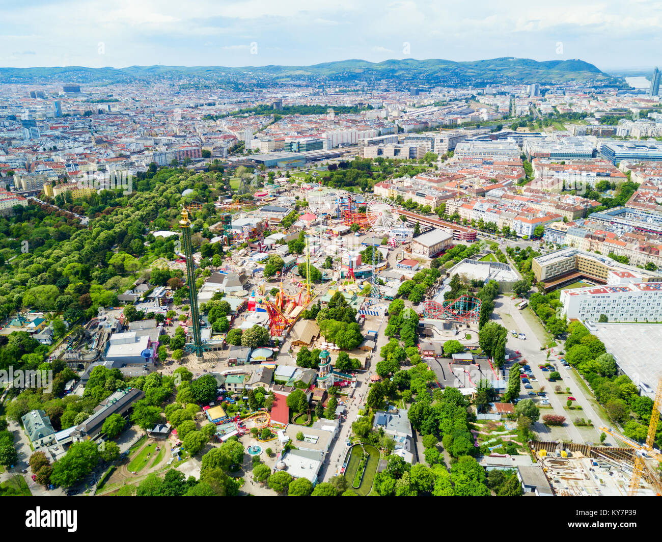 VIENNA, AUSTRIA - MAY 13, 2017: The Wurstelprater or Wurstel Prater ...