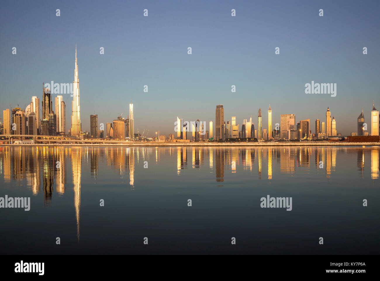 Uae skyline river hi-res stock photography and images - Alamy