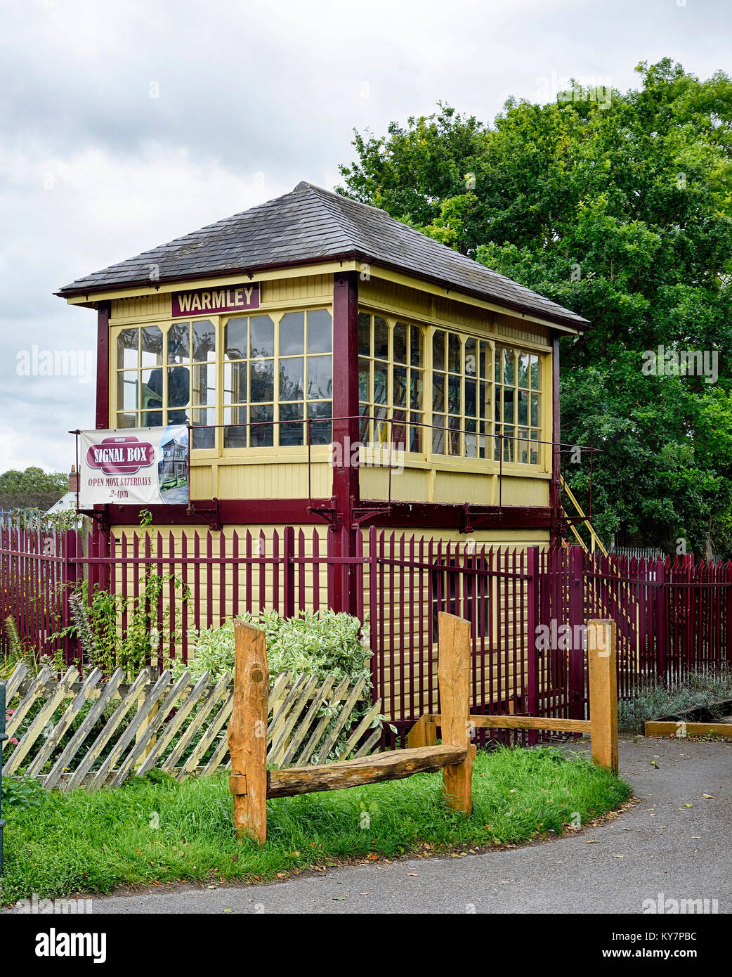 Restored Warmley Station Signal Box on the Avon Cycle Path between ...