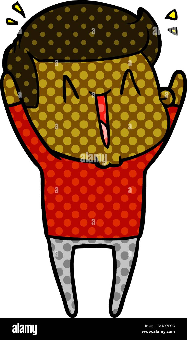 cartoon happy man Stock Vector Image & Art - Alamy