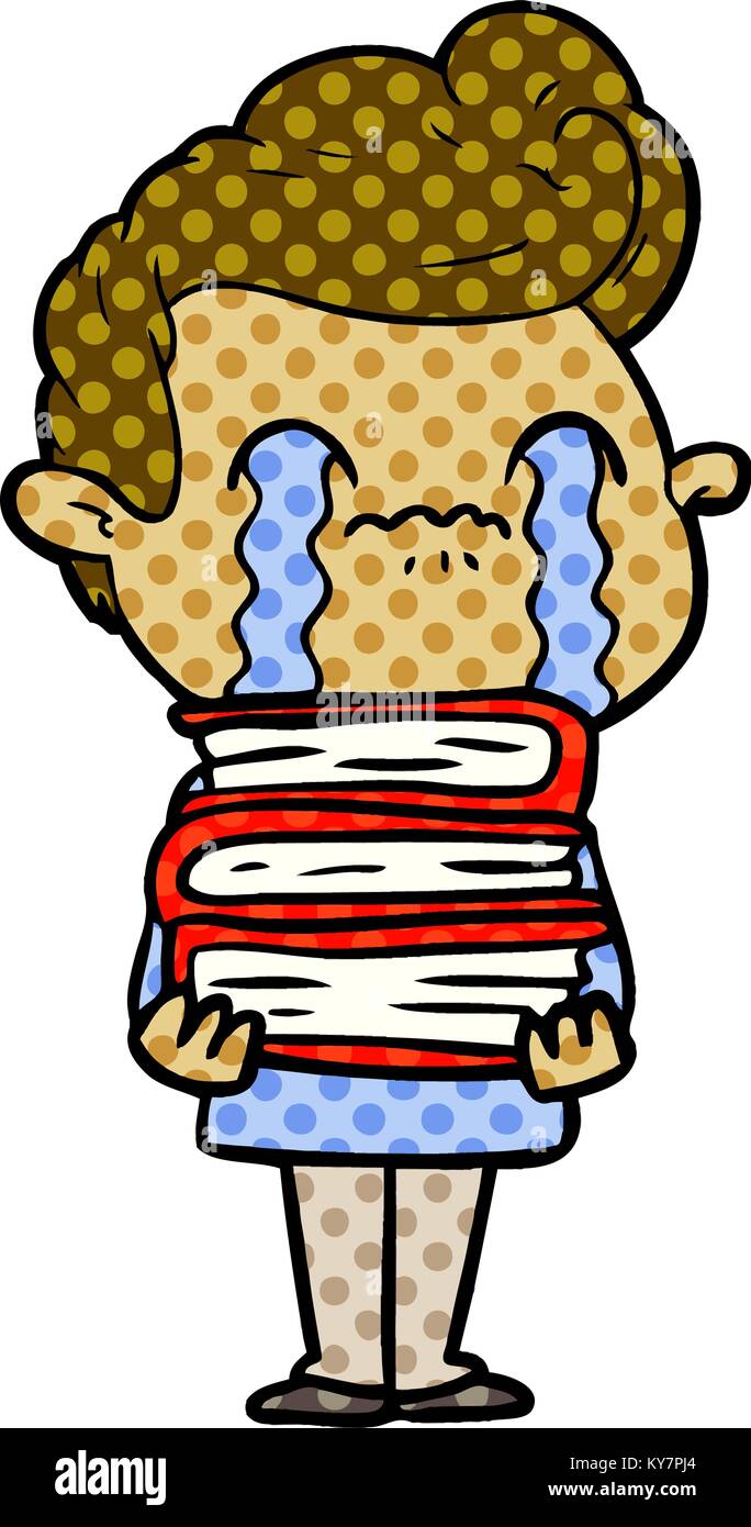 cartoon man crying Stock Vector Image & Art - Alamy