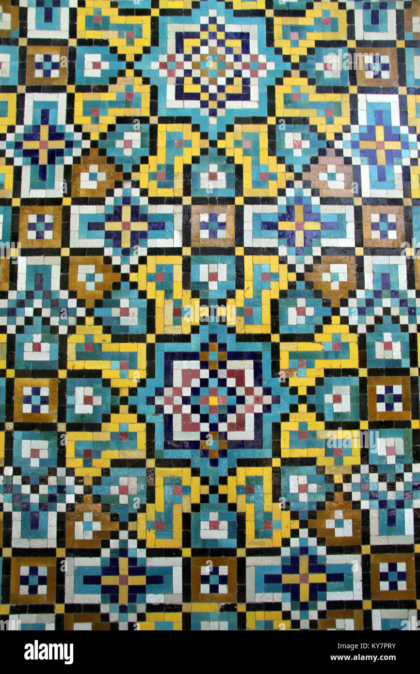 Color design tile on the wall Stock Photo - Alamy