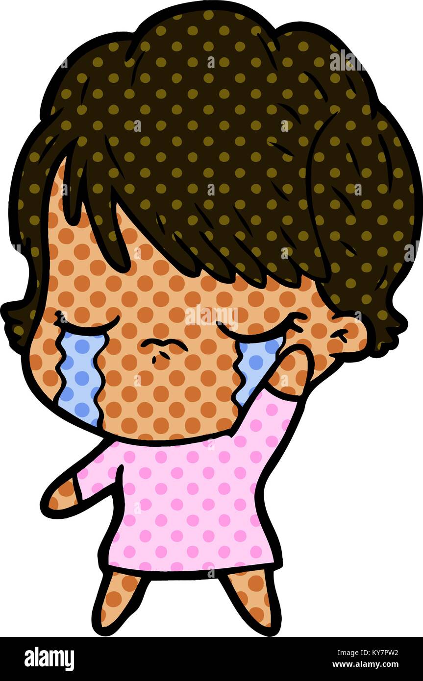 cartoon woman crying Stock Vector Image & Art - Alamy