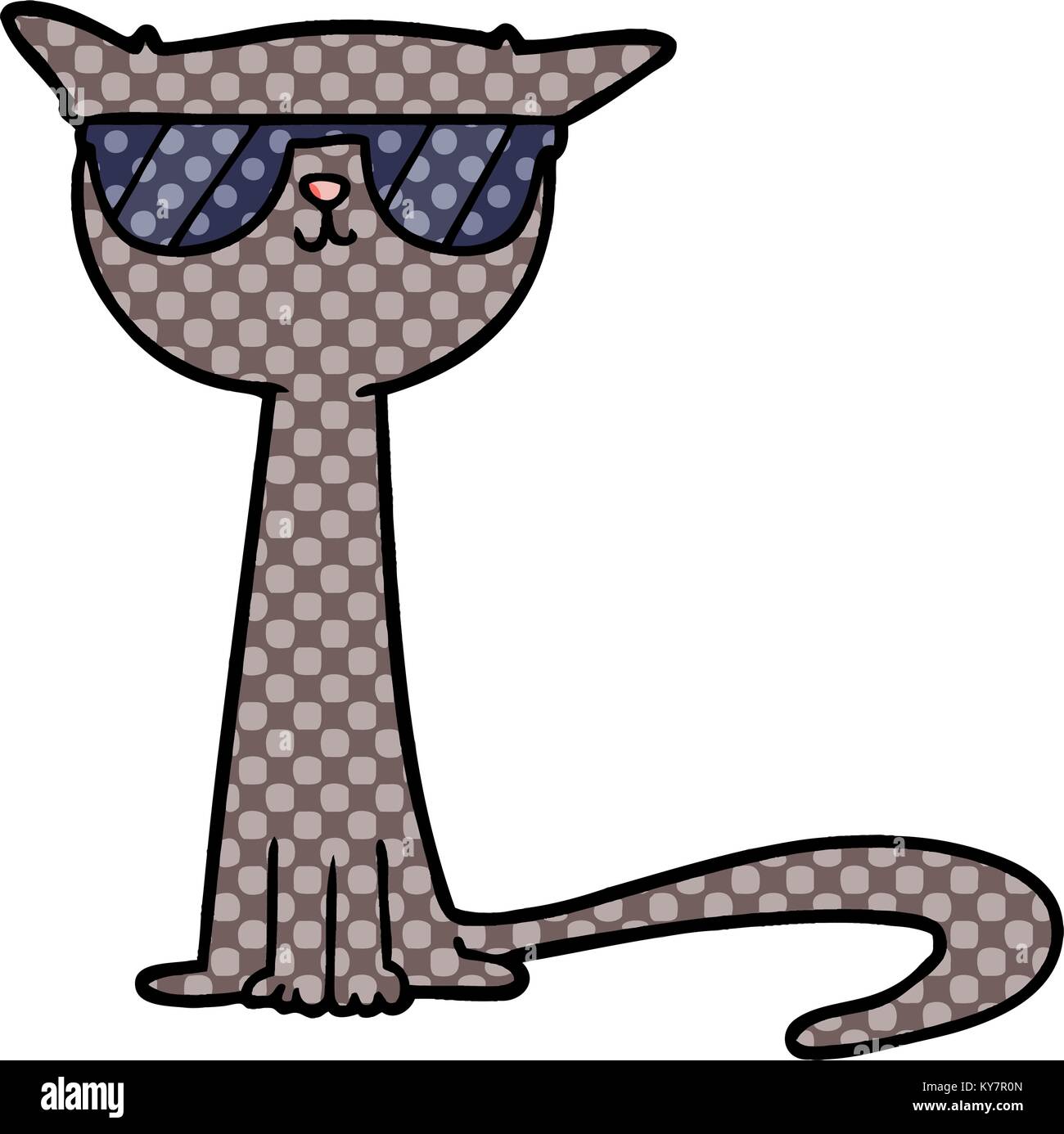 cartoon cool cat Stock Vector Image & Art - Alamy