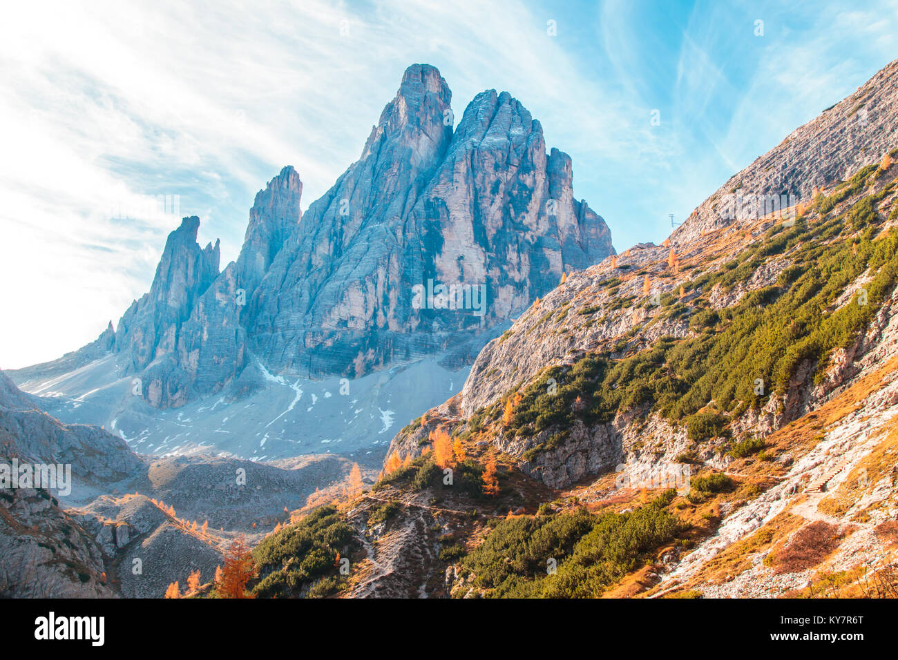 Autumn in the italian alps Stock Photo - Alamy