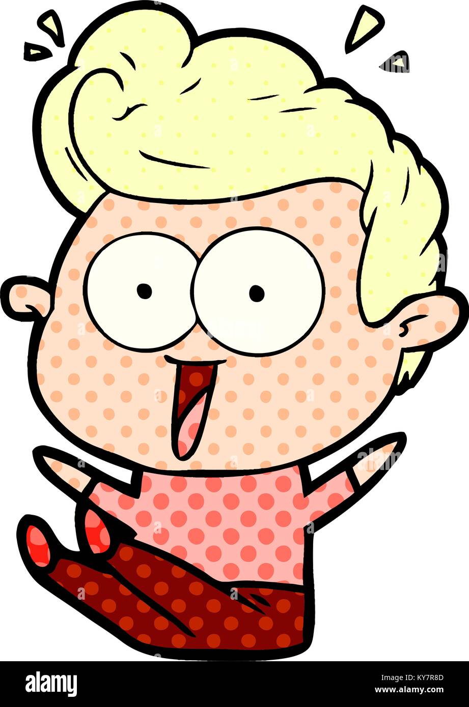 cartoon staring man Stock Vector Image & Art - Alamy