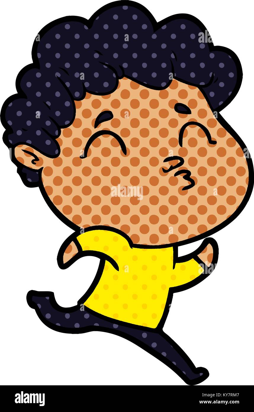 cartoon man pouting Stock Vector Image & Art - Alamy