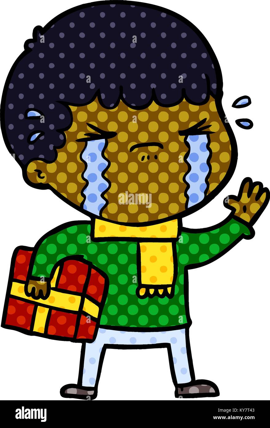 cartoon man crying Stock Vector Image & Art - Alamy