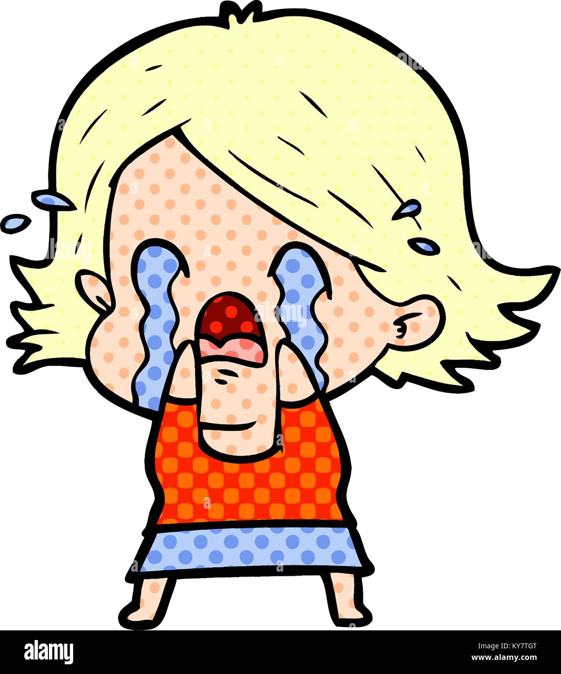 cartoon woman crying Stock Vector Image & Art - Alamy