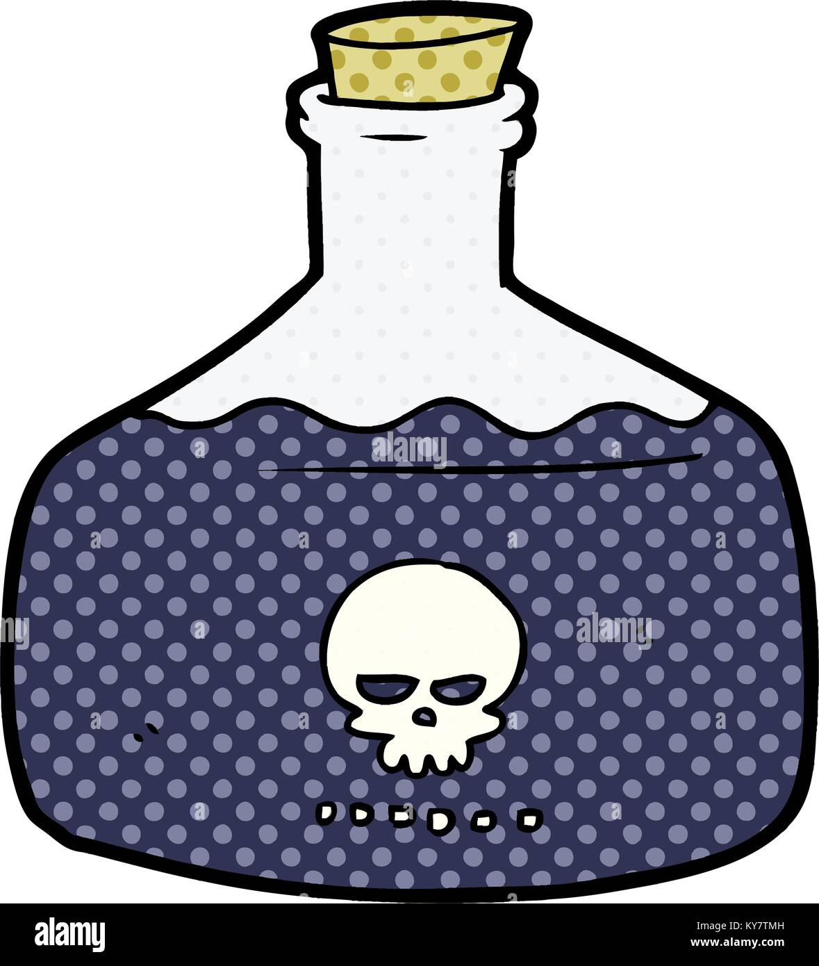 cartoon vial of assassin poison Stock Vector Image & Art - Alamy