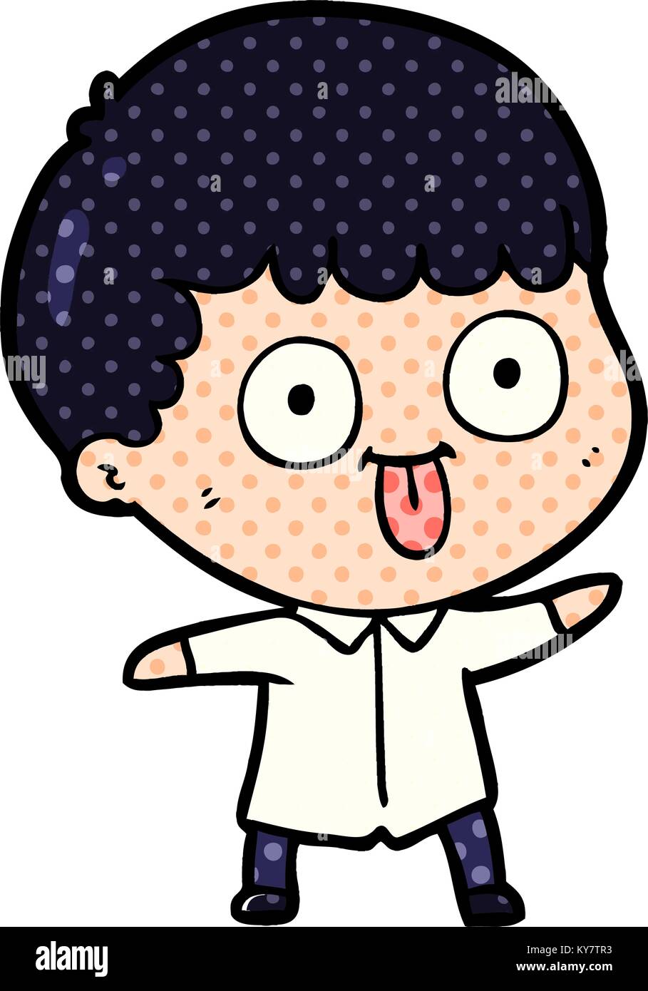 cartoon man staring Stock Vector Image & Art - Alamy