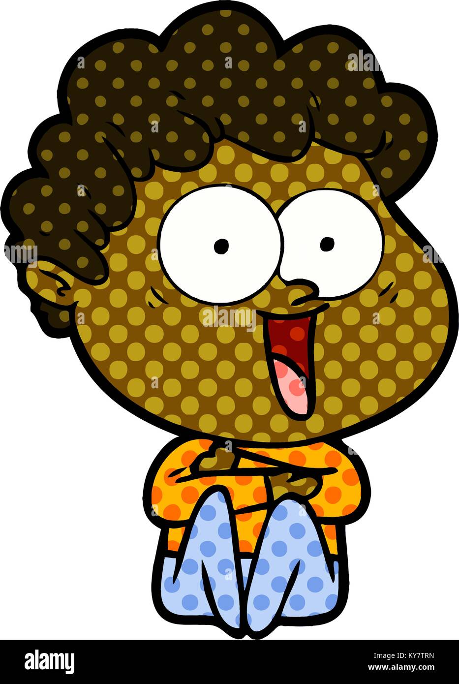 excited man cartoon Stock Vector Image & Art - Alamy