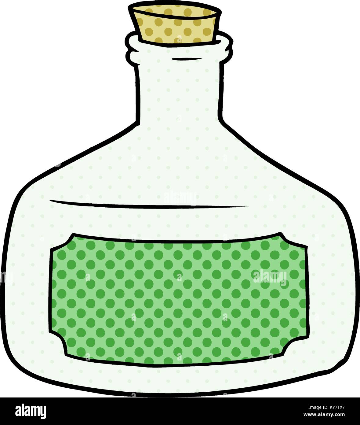 old bottle cartoon Stock Vector Image & Art - Alamy