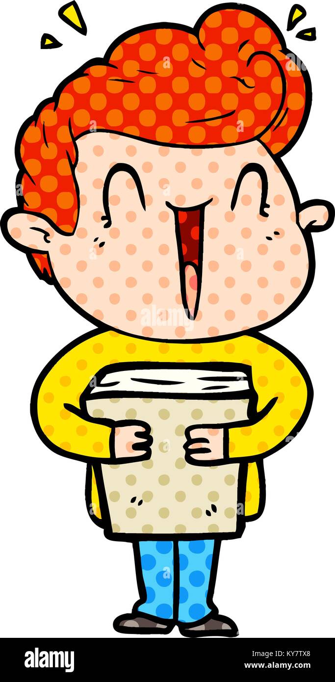 cartoon excited man Stock Vector Image & Art - Alamy