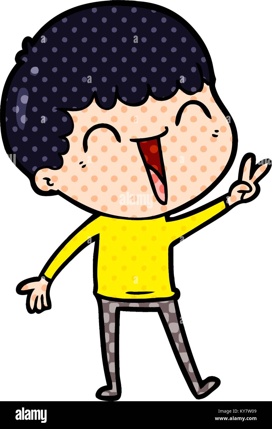 cartoon happy man Stock Vector Image & Art - Alamy