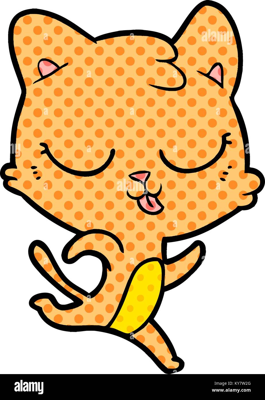 cartoon cat running Stock Vector Image & Art - Alamy