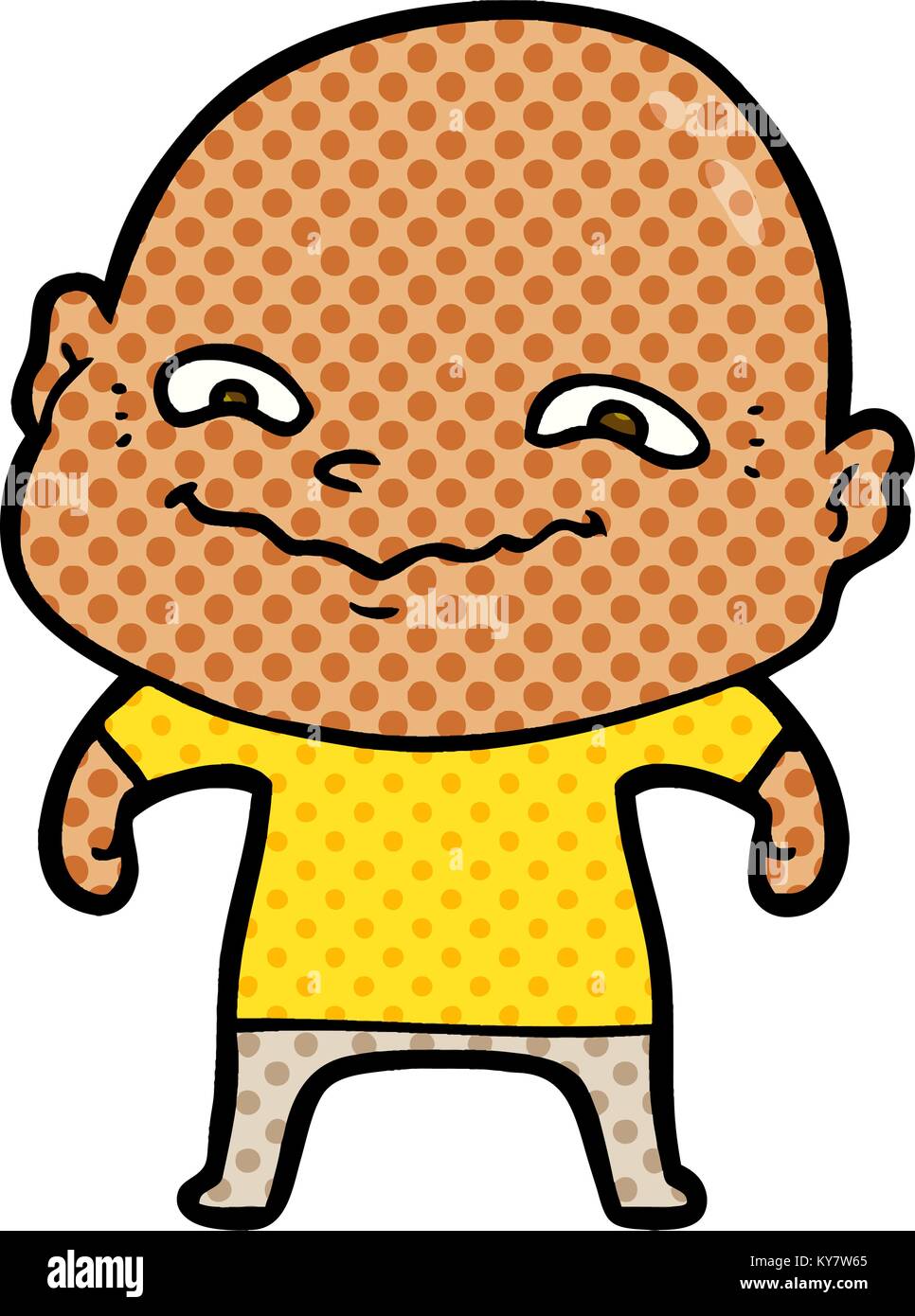 cartoon creepy guy Stock Vector Image & Art - Alamy